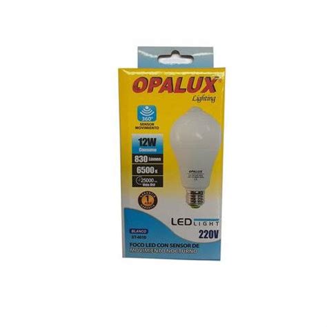 Foco Led Con Sensor De Movimiento Nocturno 12w Savec