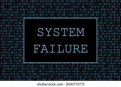 System Failure Shown Using Text On Stock Photo 2290780357 Shutterstock
