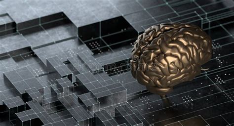 Artificial Intelligence Technology Autonomous Stock Illustration Illustration Of Computer