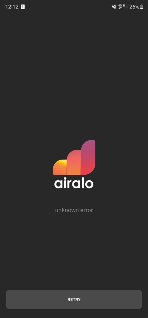 Unknown Error Rairalo