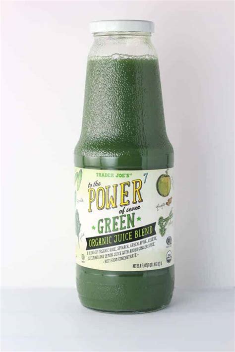 Trader Joes To The Power Of Seven Green Organic Juice Blend Review