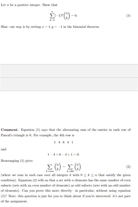 Solved Let N Be A Positive Integer Show That Chegg