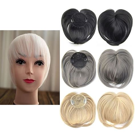 White Hair Extensions For Women Invisible Toupee Thinning Hair