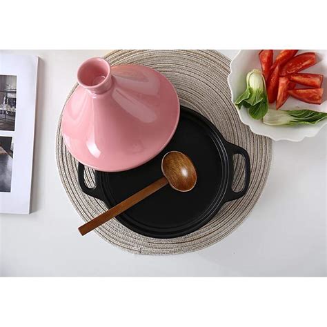 Ceramic Casserole Steamer Braiser Pan Healthy Pot Earthen Pot For