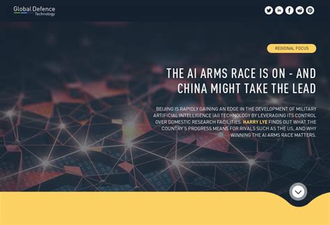 The Ai Arms Race Is On And China Might Take The Lead Global Defence