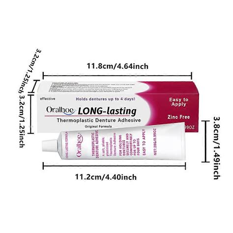Thermoplastic Denture Adhesive Waterproof Denture Adhesive Cream For