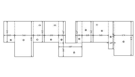 Built Up Area Calculation Of Ground Floor Plan In Detail Autocad Drawing Cad File Dwg File