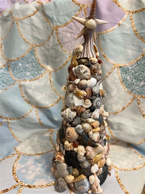 Seashell Tree Sea Shell Tree Shell Tree Display Etsy