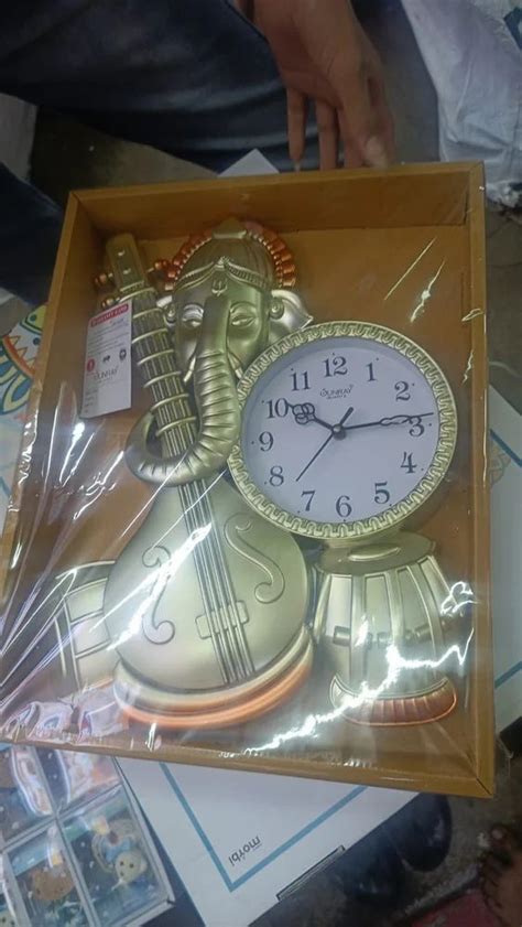 ganesh wall clock at ₹ 350 धार्मिक दीवार की घड़ी in bengaluru id