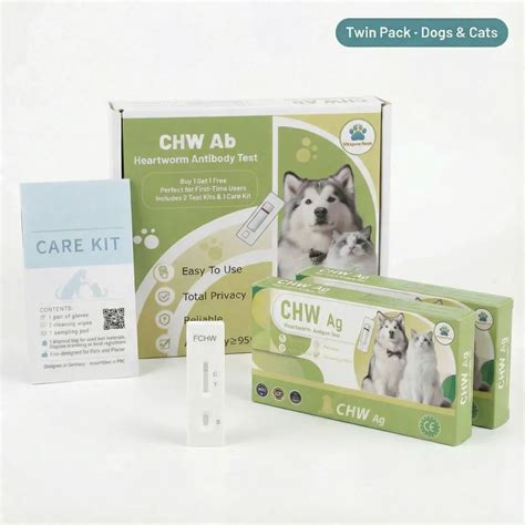 Vitapawtech Dog Heartworm Antigen Home Test Vitapawtech