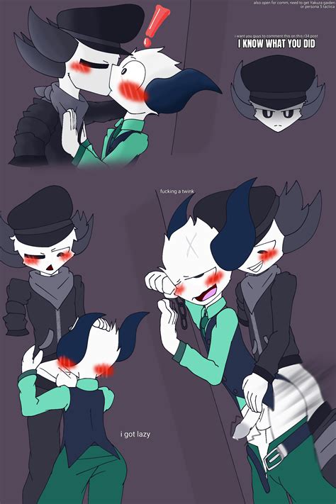rule 34 broker phighting gay kissing non human original character