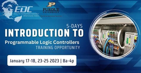 5 Day Introduction To Programmable Logic Controllers Plcs Economic Development Corporation Of