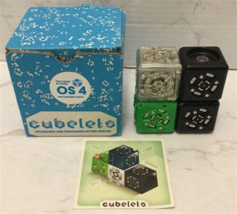 Cubelets Modular Robotics Set Of 4 Robot Cubes Untested 4844171201