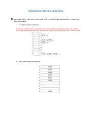 CS300 SAMPLE MIDTERM 2 SOLUTIONS Docx CS300 SAMPLE MIDTERM 2 SOLUTIONS 1 Given Input 4371