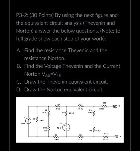 Solved P3 2 30 Points By Using The Next Figure And The