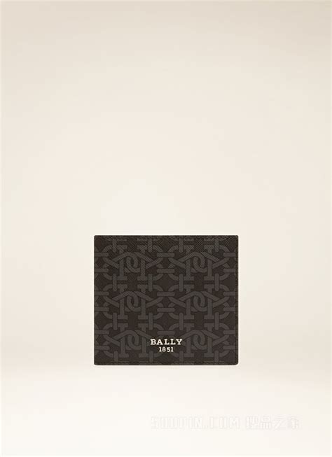【bally巴利】brasai 黑色皮革钱包 6303250 搜品之家