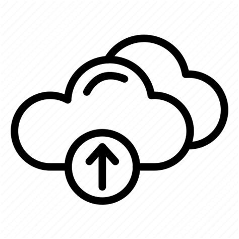 cloud upload cloud computing upload storage data icon download on