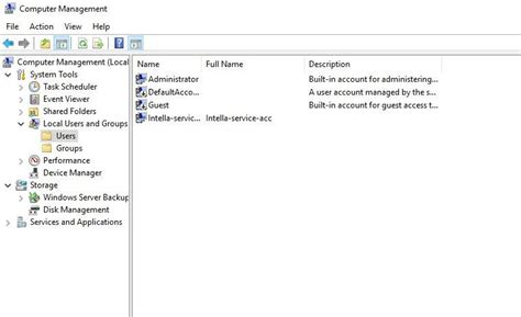 Vound Colorado Ltd Knowledge Base Creating A Service Account In Windows