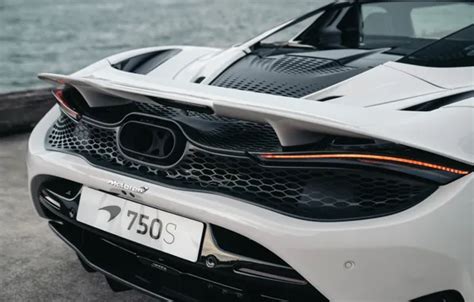 Wallpaper Mclaren Close Up Exhaust Rear 750s Mclaren 750s Spider