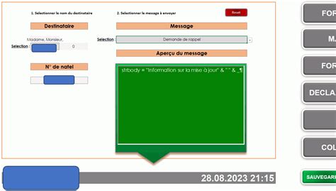 affichage d un texte dans une fenêtre activex format html retour à la ligne