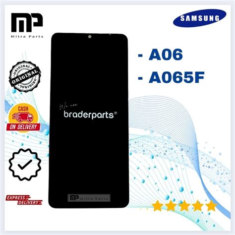 Jual Lcd Touchscreen Samsung A06 A065f Bpe Black Braderparts Shopee