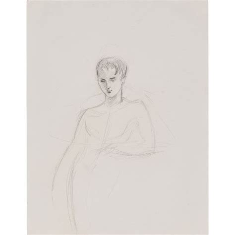 Peyton Elizabeth Untitled Male Standing Nude Circa 1990s