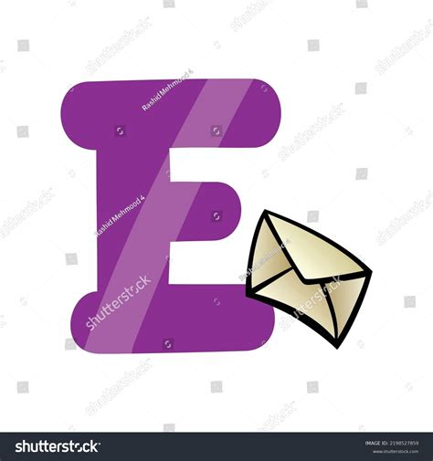 Easiest Most Understandable Alphabets Elementary School Stock Vector