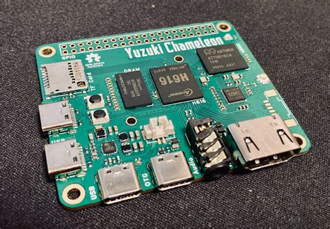 Yuzuki Chameleon 基于h616的卡片电脑 立创开源硬件平台