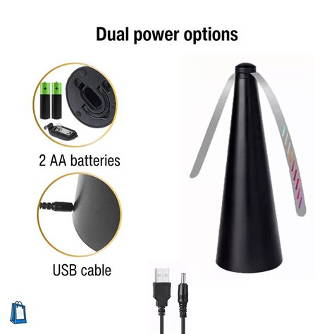 Portable Fly Fan Repels Flies Mosquitoes Gnats And More