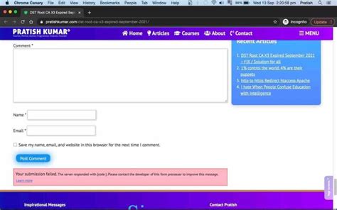 Your Submission Failed The Server Responded With Code Please Contact The Developer Of This