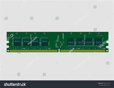 Ram Ddr Memory Chips Stock Vector Royalty Free Shutterstock