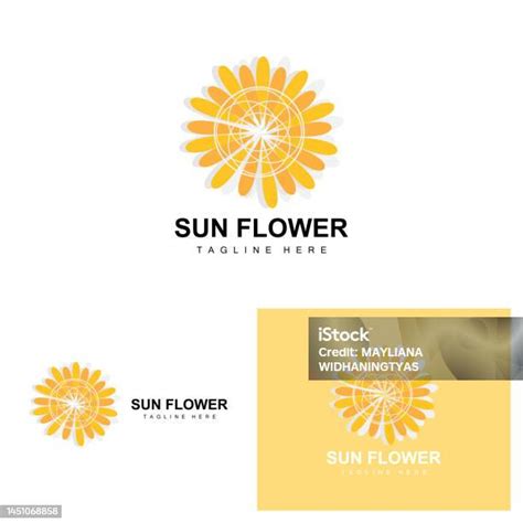 해바라기 로고 디자인 관상용 식물 정원 식물 아이콘 벡터 회사 제품 브랜드 가정 생활에 대한 스톡 벡터 아트 및 기타 이미지 가정 생활 꽃 나무 꽃 식물 Istock