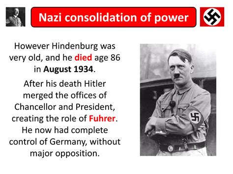 Hitler And Nazi Germany Nazi Consolidation Of Power Pptx
