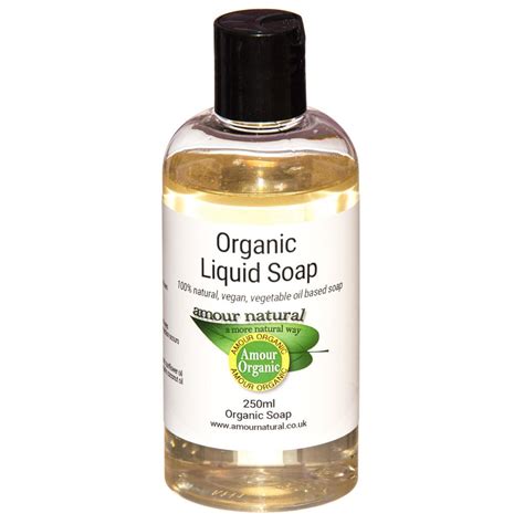 Liquid Soap Made With Organic Ingredients Amour Natural Ltd