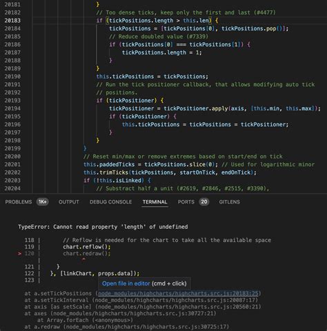 Bug Highcharts V Cannot Read Property Length Of Undefined Issue Highcharts