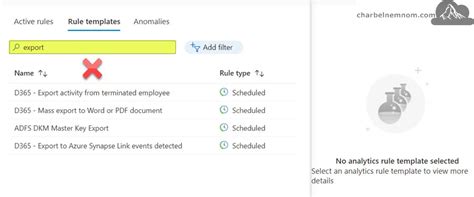 How To Delete Microsoft Sentinel Analytics Rule Templates Charbel