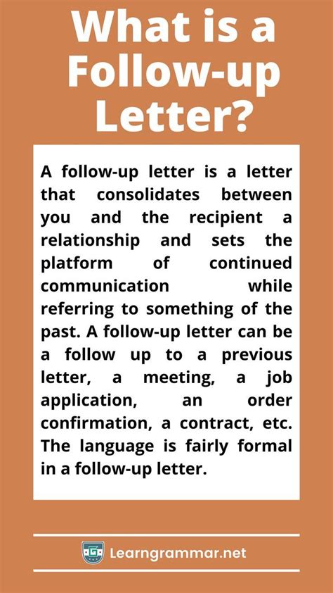 What Is A Follow Up Letter