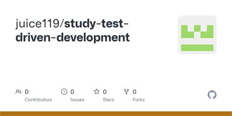 GitHub Juice Study Test Driven Development