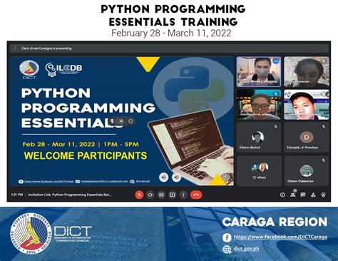 In Photos The Trainees Of The Python Programming Essentials Course As