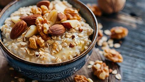 Oatmeal With Nuts And Seeds Highlights Importance Of Healthy Fats At