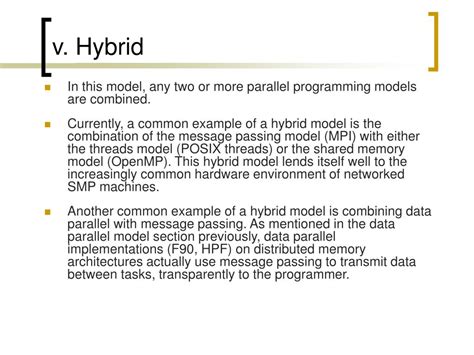 Ppt Distributed And High Performance Computing Chapter 5 Programming Parallel Computers