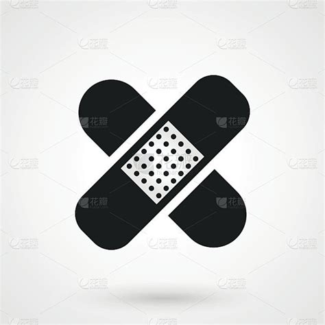 石膏图标在一个简单的风格