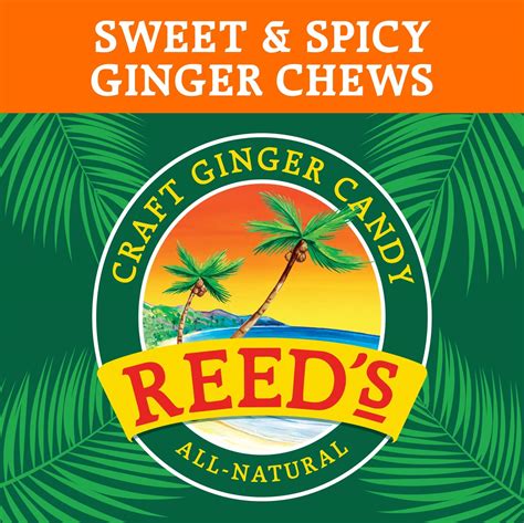 Reeds All Natural Ginger Chews Chewy Ginger Candy Sweet And Spicy Individually