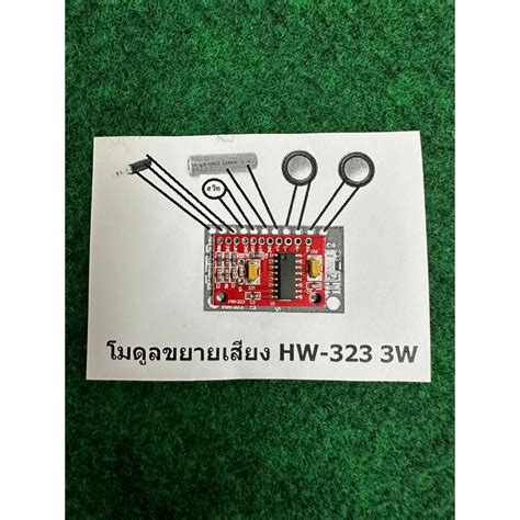 โมดูลขยายเสียง Hw 323 3w Hw 104 3w Ca 3110 Pam8403 จำนวน 1 ชุด