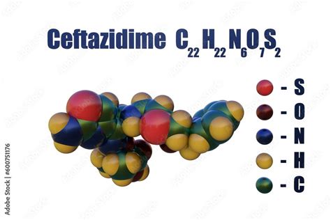 Ceftazidime Broad Spectrum Third Generation Cephalosporin Antibiotic Used To Treat Many Kinds