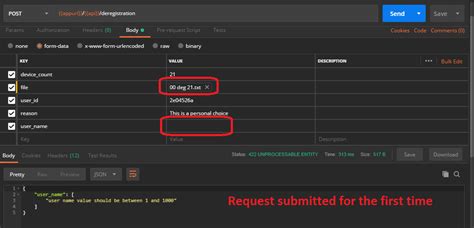 Post Method Does Not Maintain Uploaded File If Changing Any Other Parameter Of API Issue