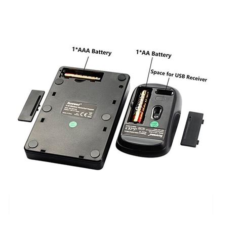 Keyboard And Mouse Wireless Set 2 4ghz 18 Keys Wir Grandado