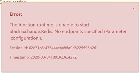 StackExchange Redis In Azure Functions Not Working Stack Overflow