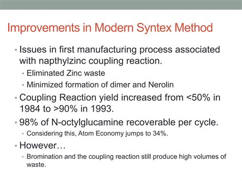 Green Chemistry Synthesis Of Naproxen Pptx