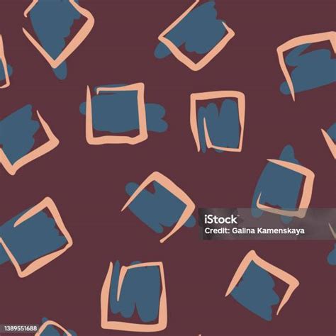 추상 기하학적 원활한 패턴 손으로 그린 사각형 간단한 평면 낙서 드로잉 트렌디 한 최소한의 배경 임의로 흩어진 모양이 인쇄됩니다 우아한 스케치 표면 패턴 디자인 0명에 대한